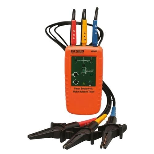 Extech 480403: Motor Rotation and 3-Phase Tester | Dot Earth ...